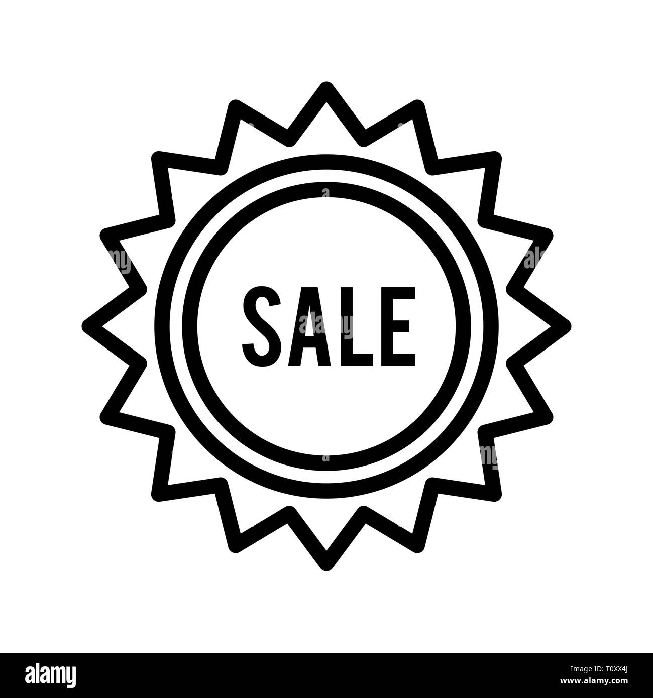 Illustration Sale Icon Stock Photo - Alamy