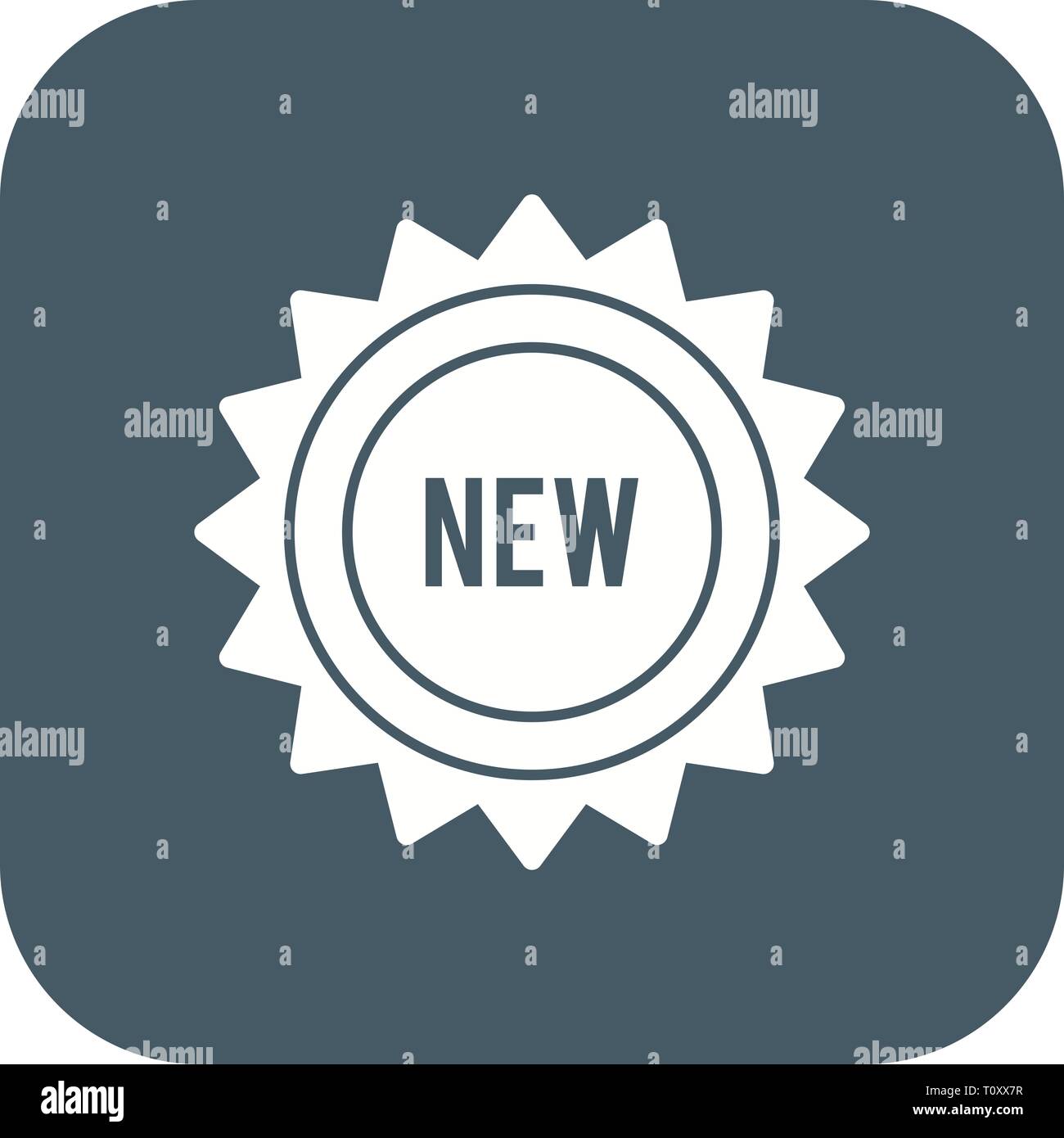 Illustration New Icon Stock Photo - Alamy