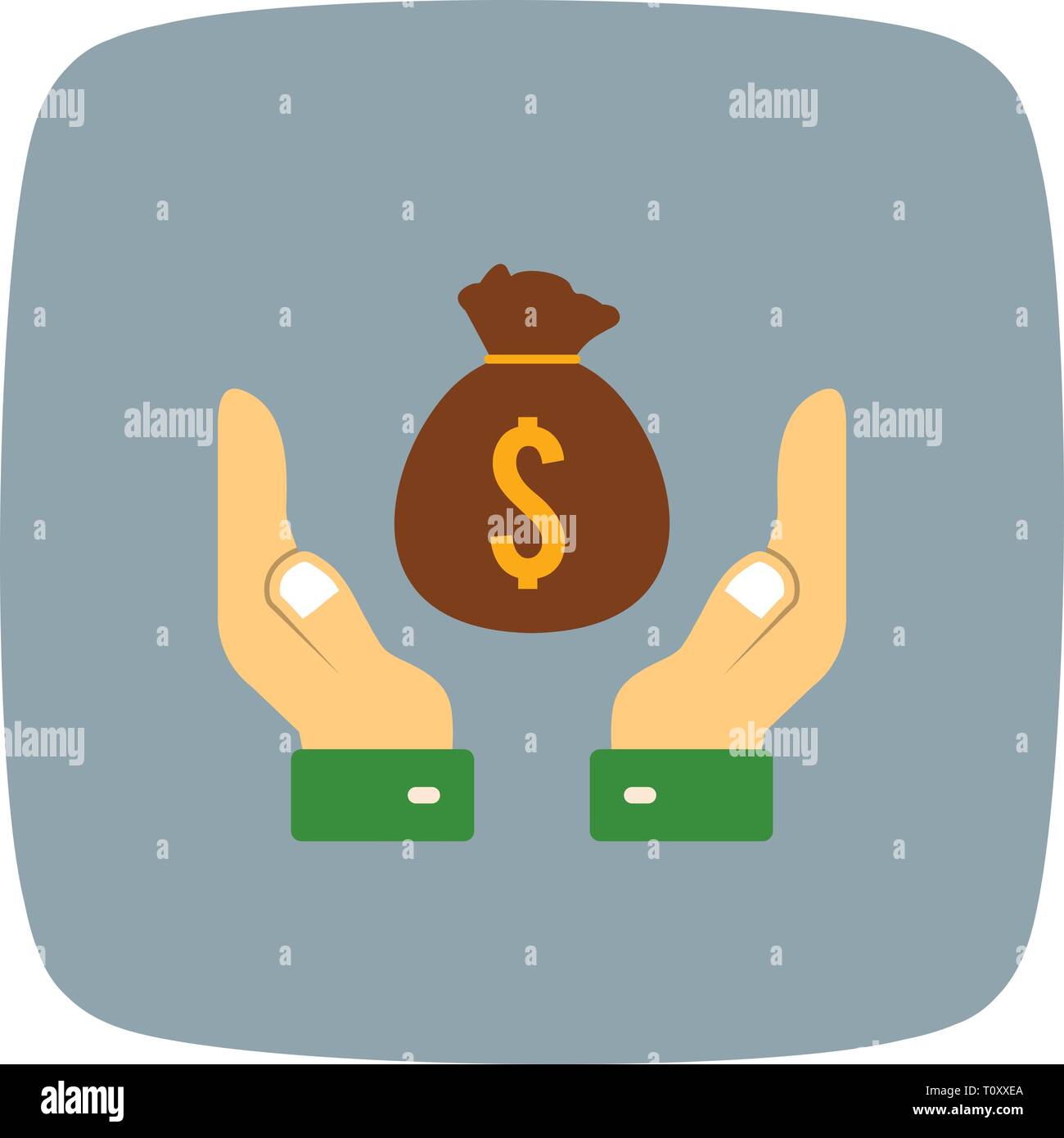 Illustration Saving Icon Stock Photo - Alamy