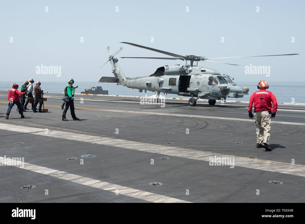 An MH-60R Sea Hawk, assigned to Helicopter Maritime Strike Squadron ...