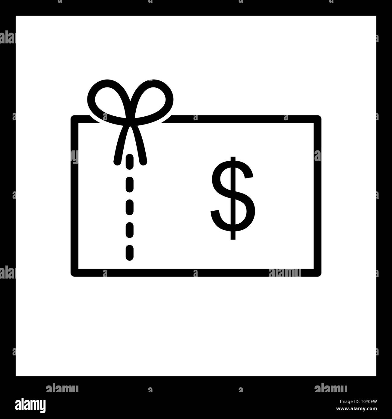 Voucher icon hi-res stock photography and images - Alamy
