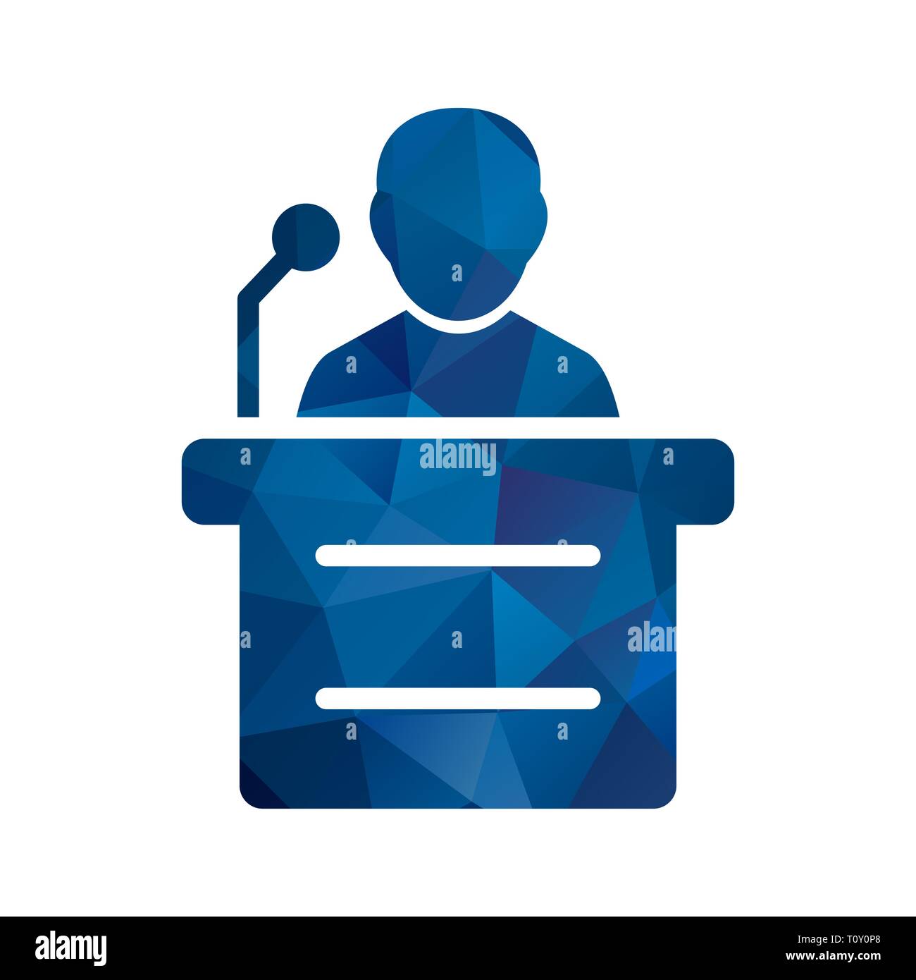 Illustration Speech Vector Icon Stock Photo - Alamy