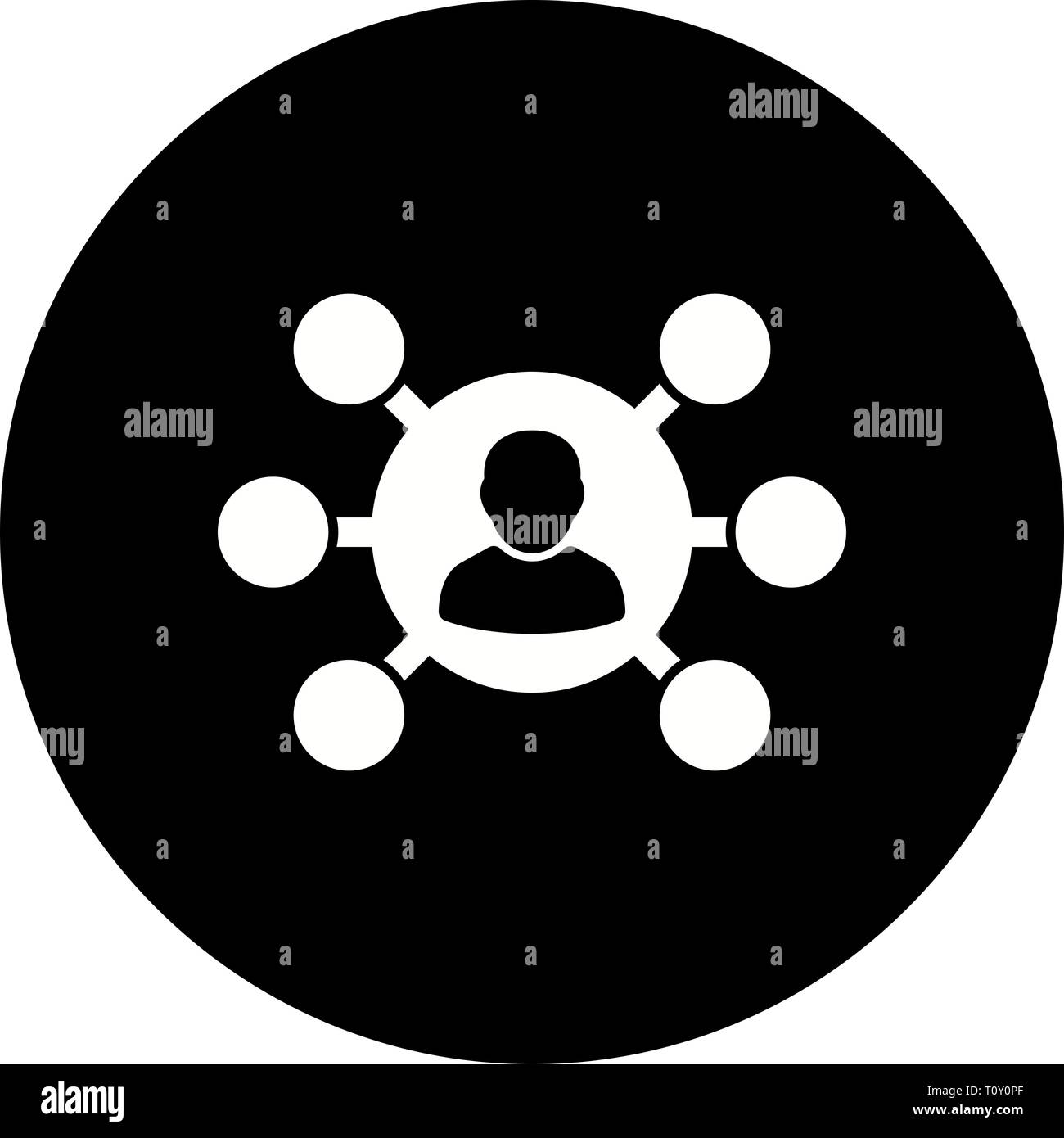 Illustration Sharing Icon Stock Photo - Alamy