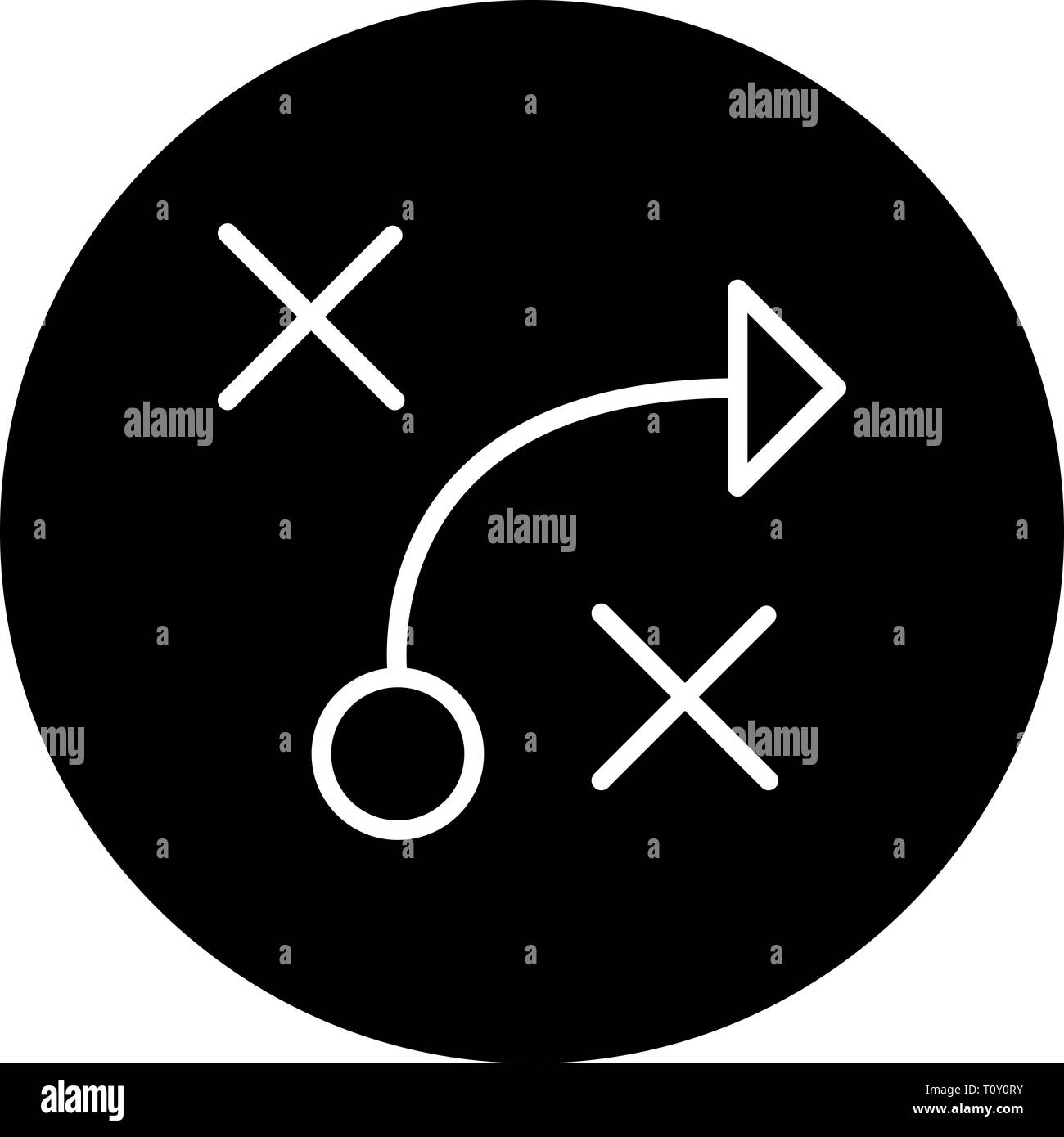 Illustration Tactics Icon Stock Photo - Alamy