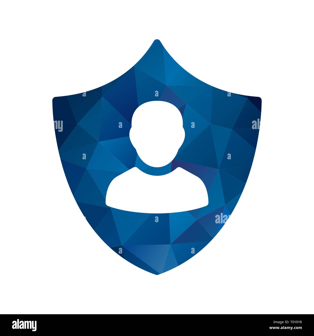 Illustration Business Protection Icon Stock Photo - Alamy