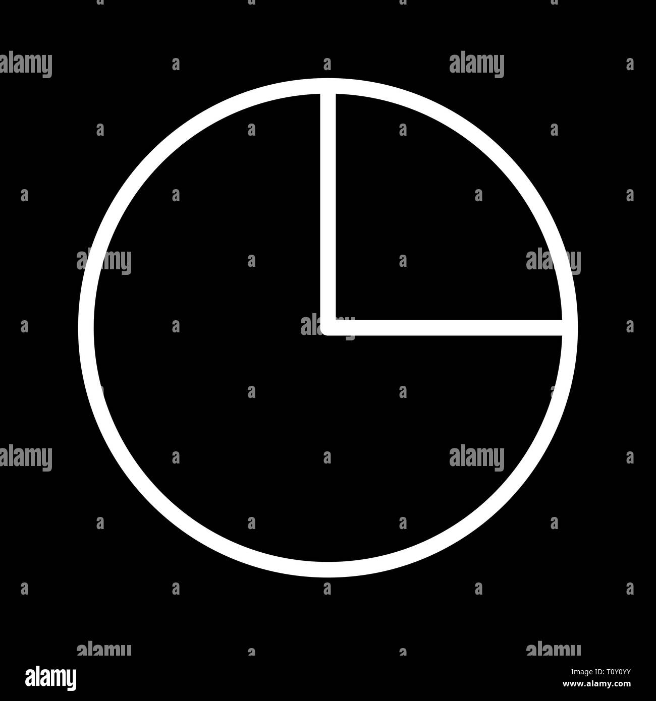 Pie chart 2 Black and White Stock Photos & Images - Alamy