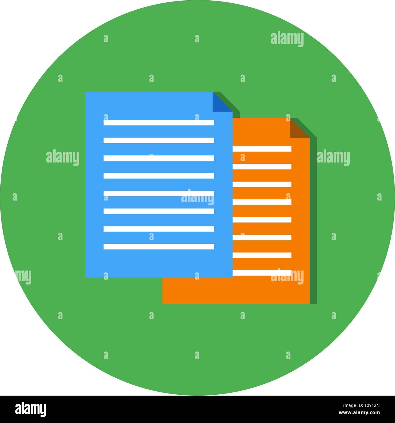 Illustration Files Icon Stock Photo - Alamy