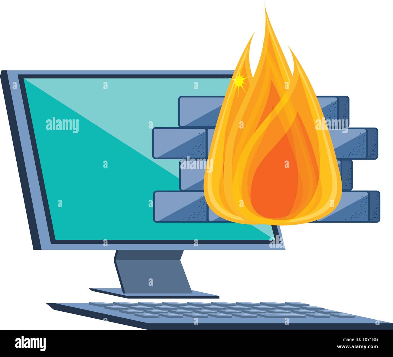 Workstation wall Stock Vector Images - Alamy