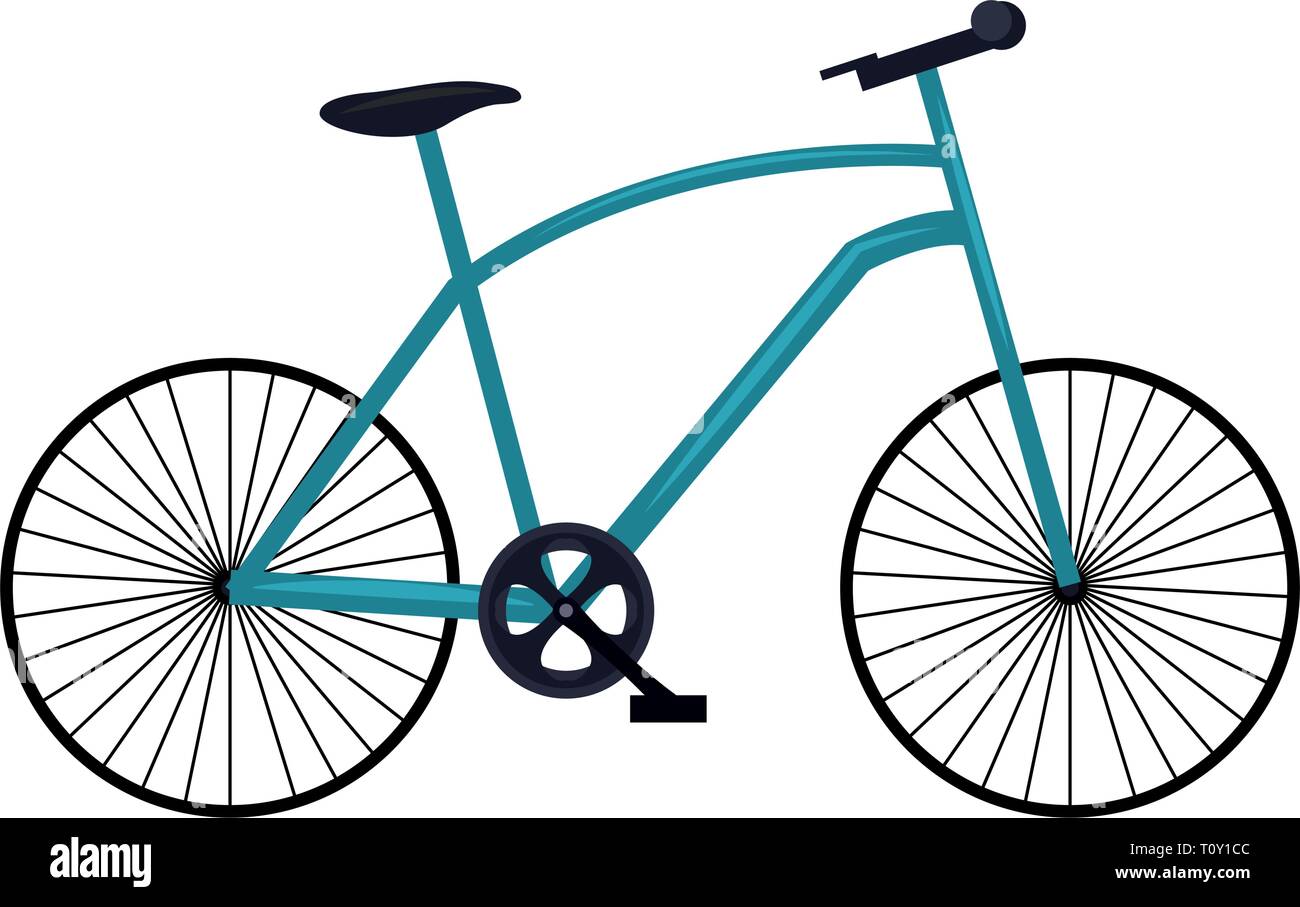 bicycle object icon on white background vector illustration Stock ...