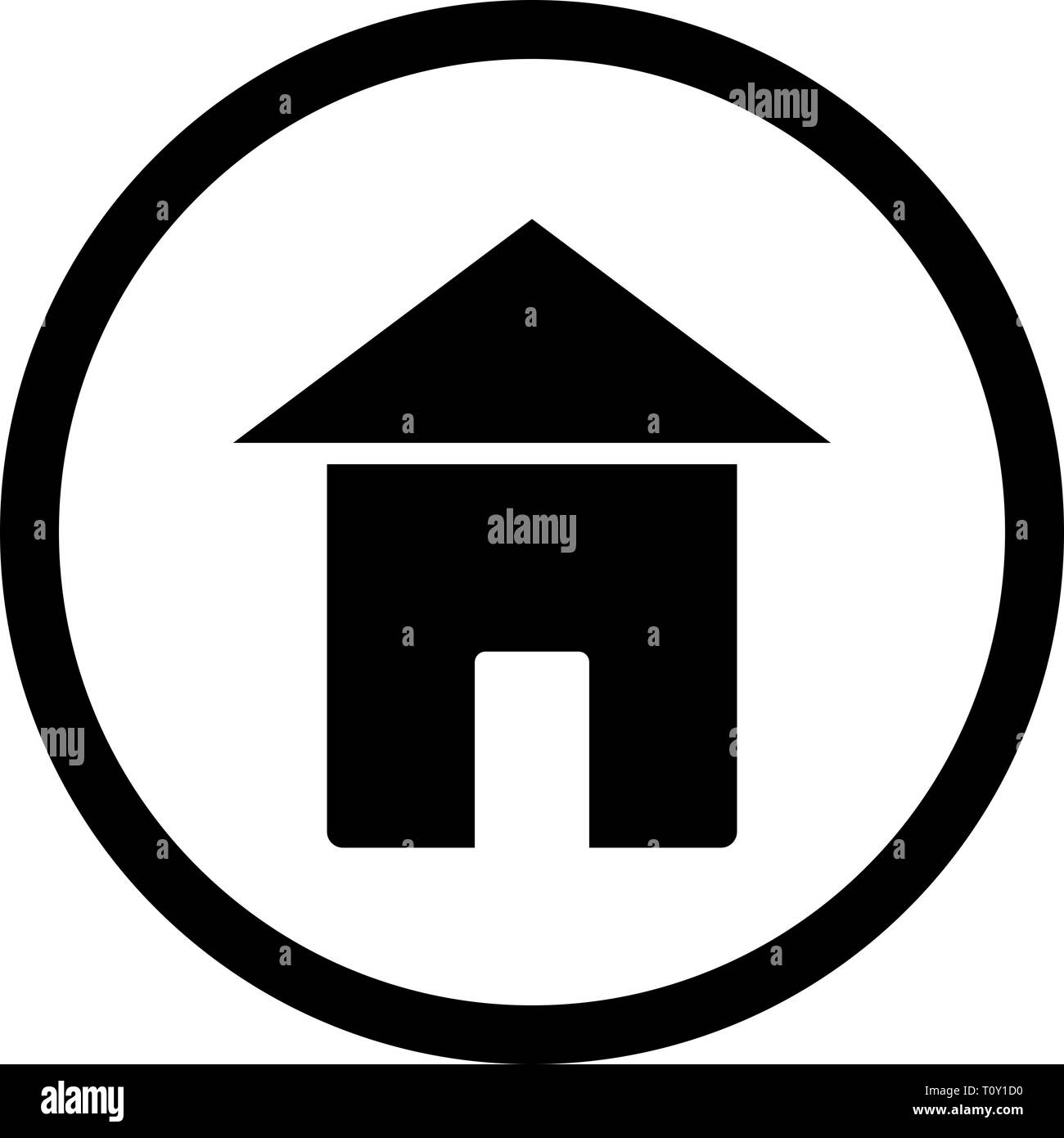 Illustration Home Icon Stock Photo - Alamy