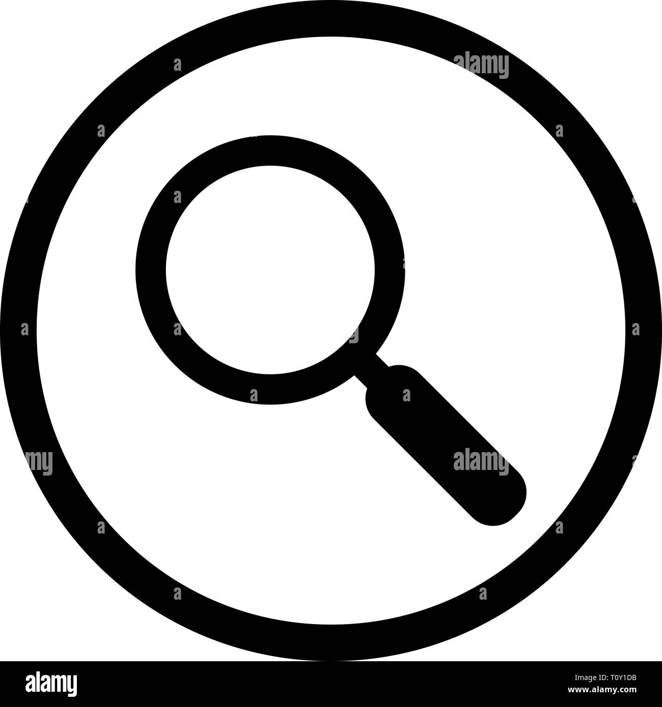 Illustration Find Icon Stock Photo - Alamy