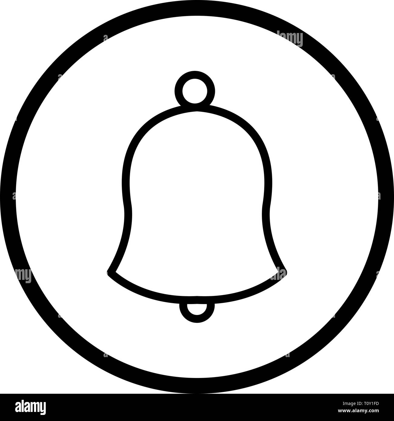 Illustration Notification Icon Stock Photo - Alamy