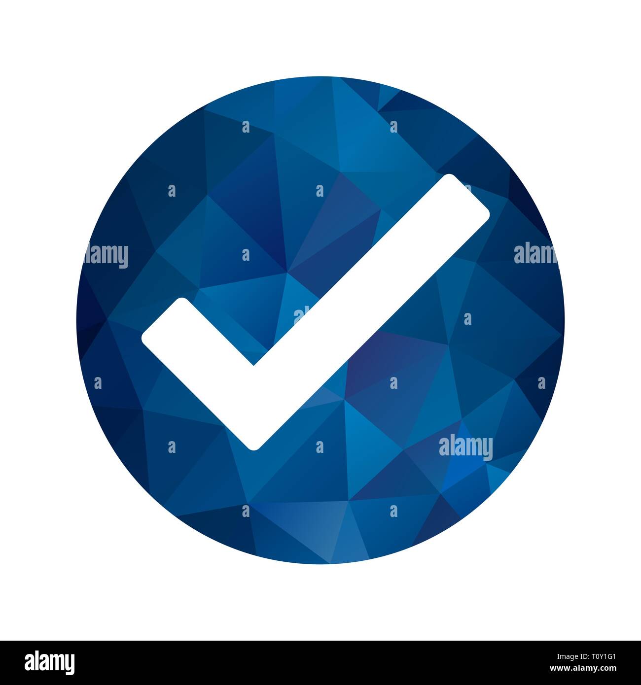 Illustration Valid Icon Stock Photo - Alamy