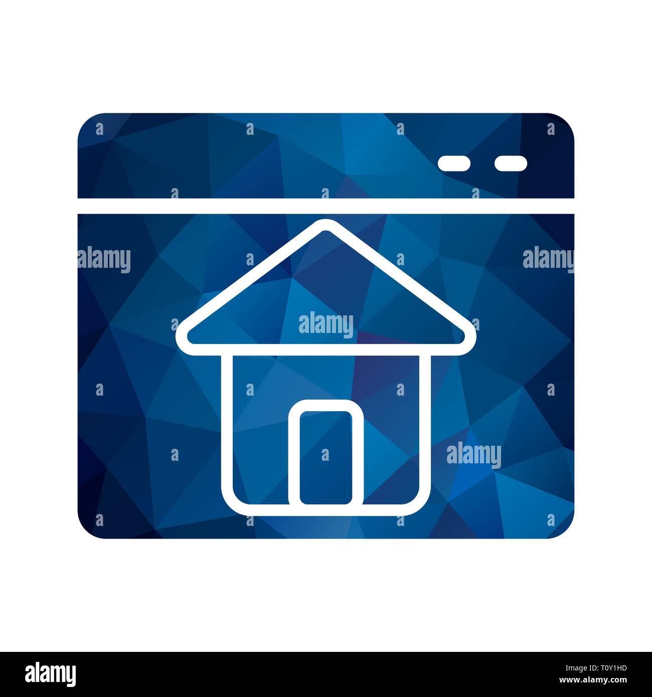 Illustration Homepage Icon Stock Photo - Alamy