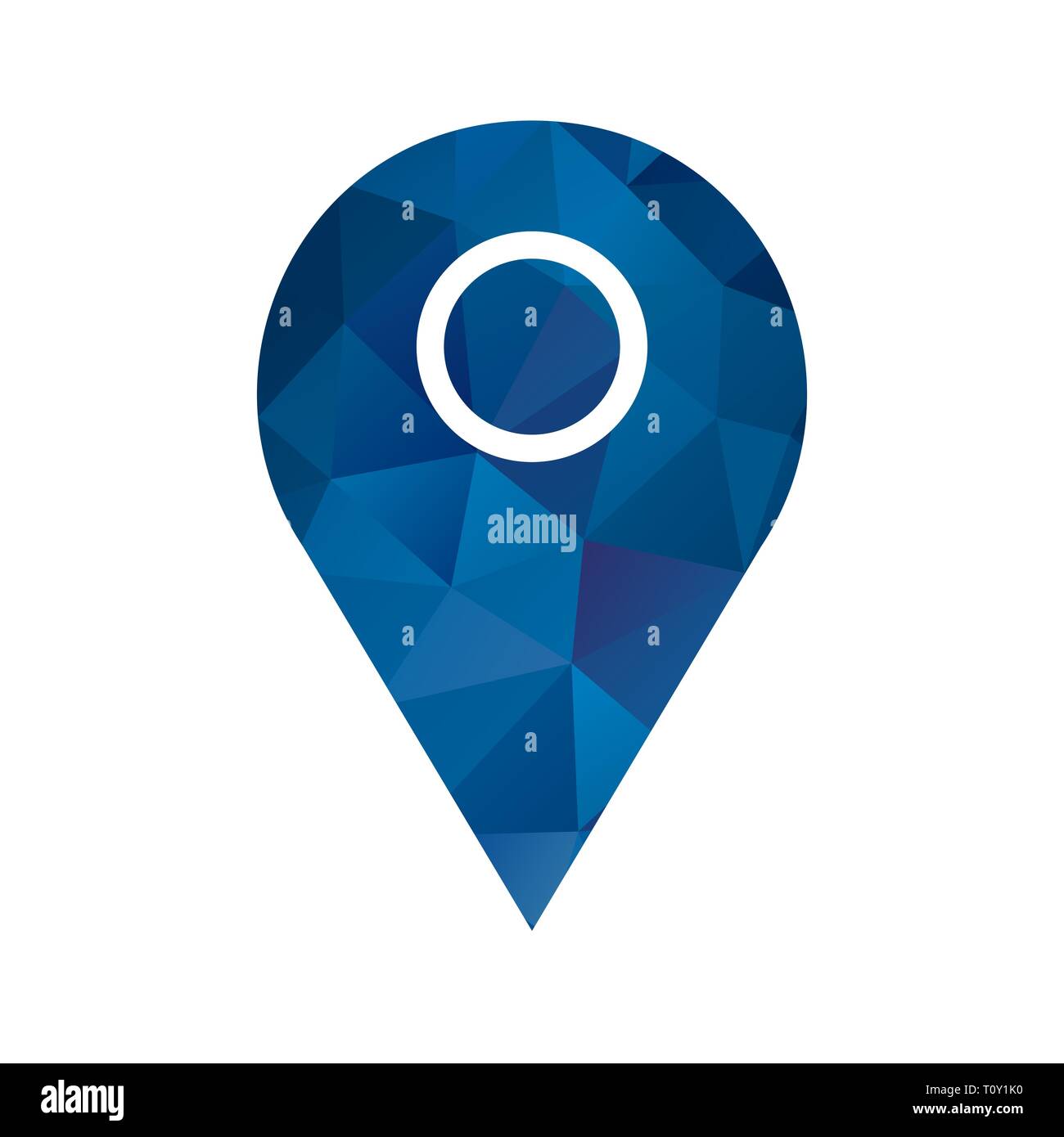 Illustration Location Icon Stock Photo - Alamy