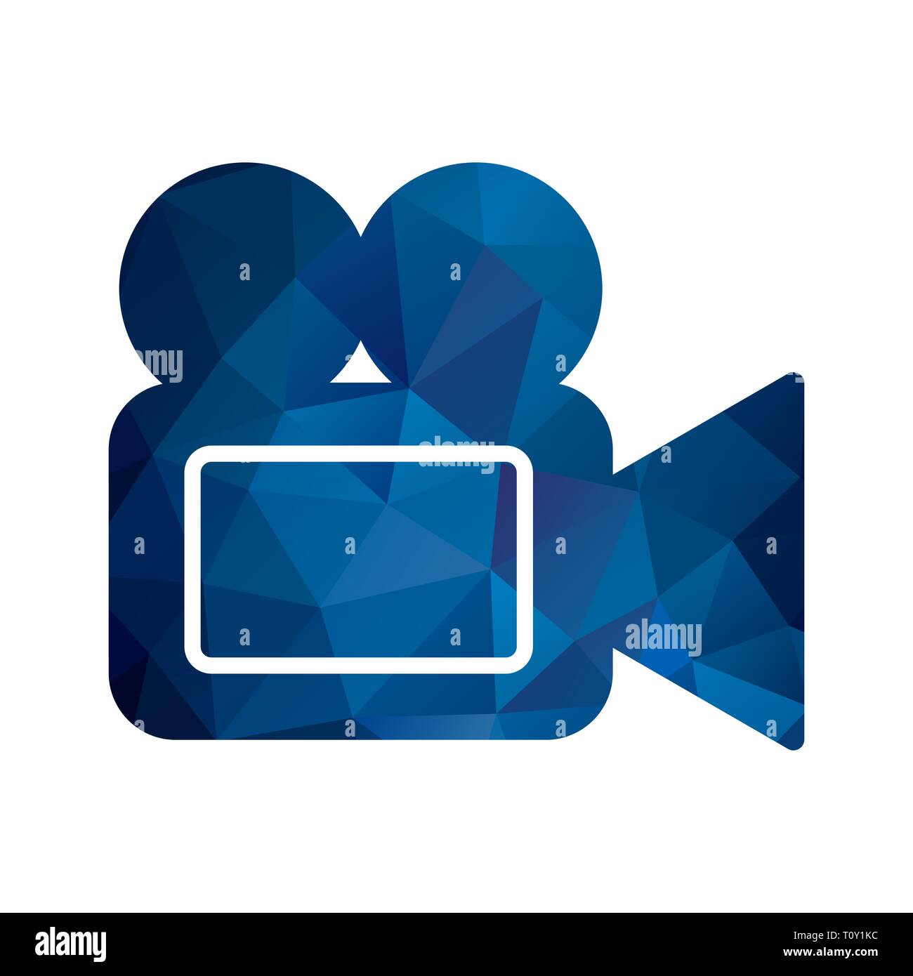 Illustration Video Camera Icon Stock Photo - Alamy