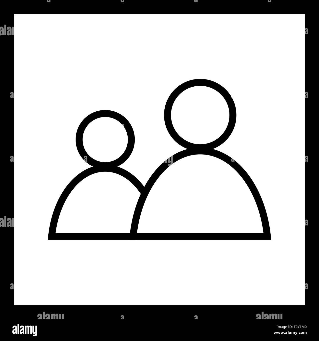 Illustration Users Icon Stock Photo - Alamy