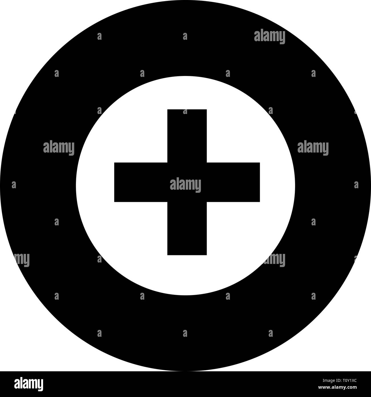 Illustration Add Icon Stock Photo - Alamy