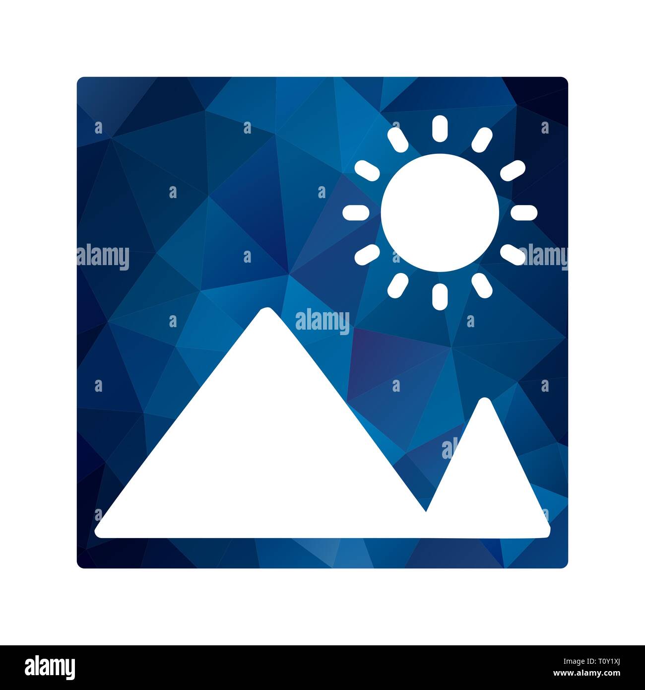 Illustration Picture Icon Stock Photo - Alamy