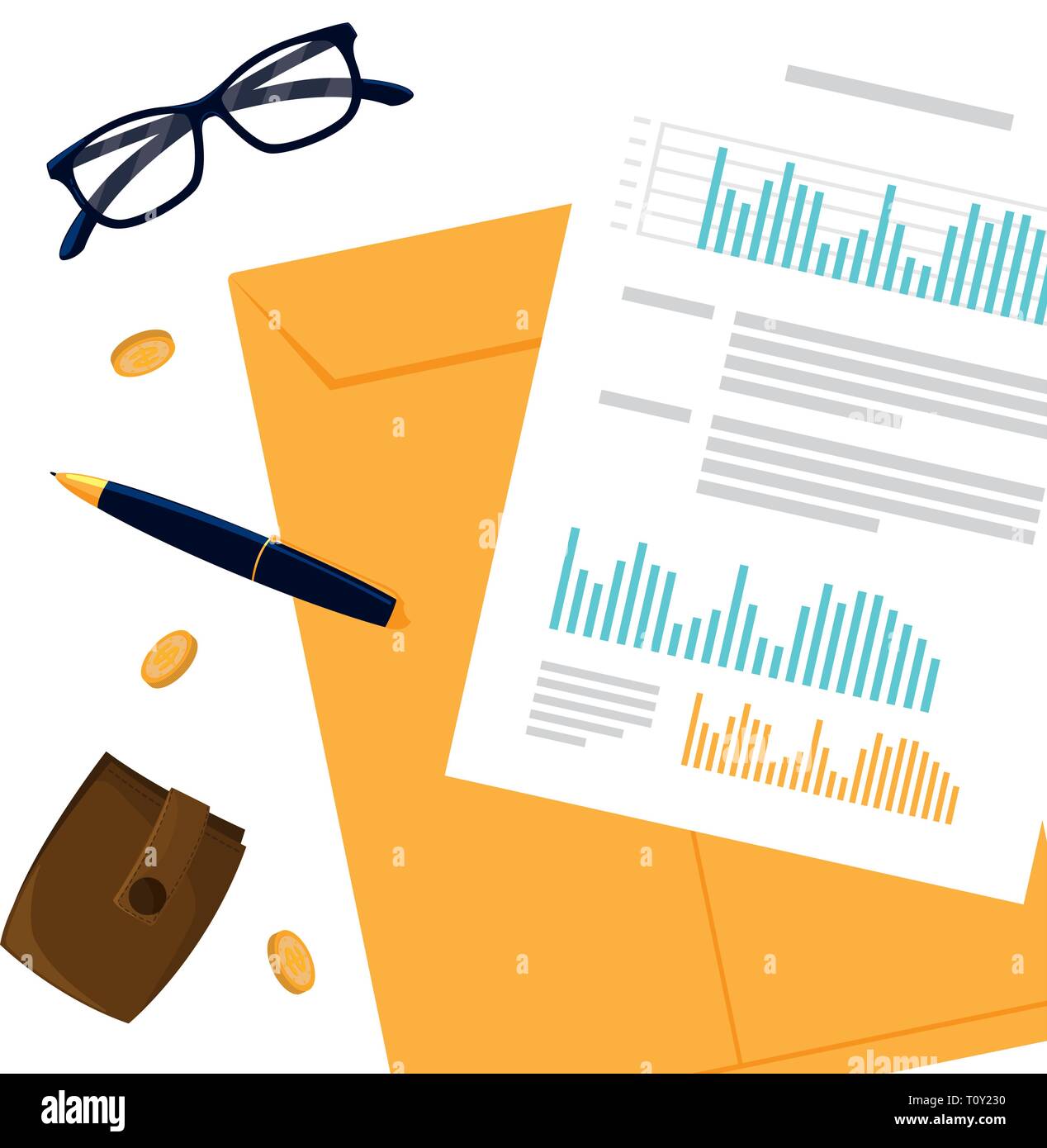 Manila envelope icon hi-res stock photography and images - Alamy