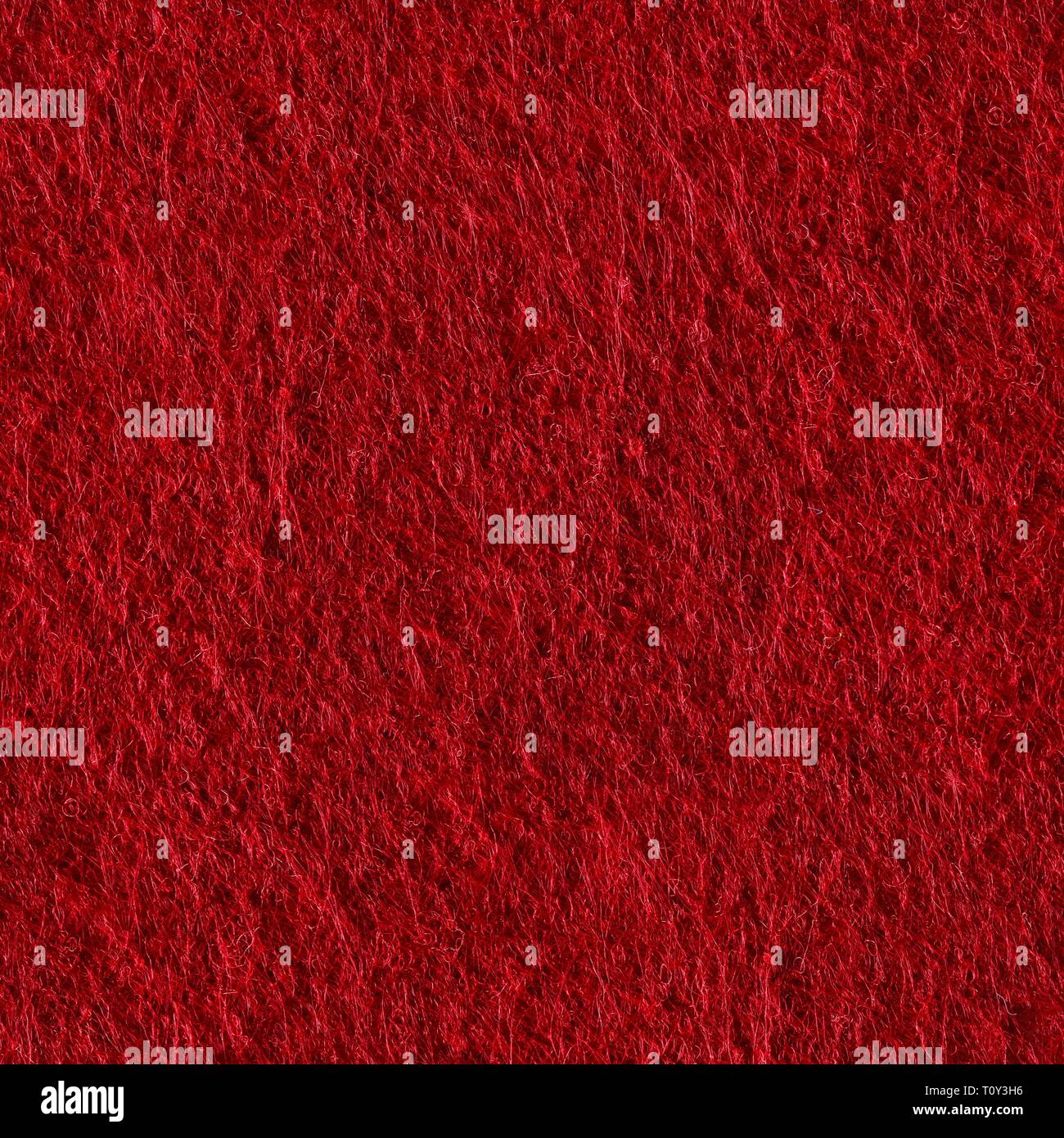 Red felt on macro. Seamless square texture. Tile ready Stock Photo - Alamy