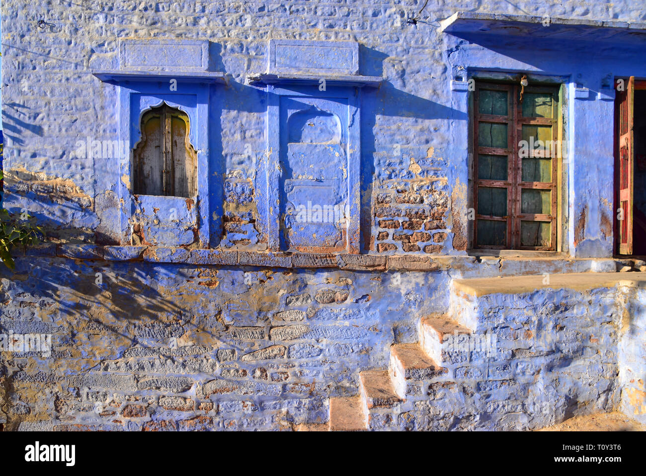 Blue House, Blue City, Jodhpur, Rajasthan, India Stock Photo - Alamy