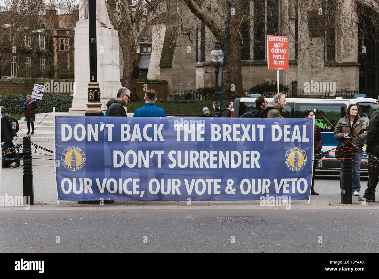 Brexit Leave Campaign Signs High Resolution Stock Photography and ...