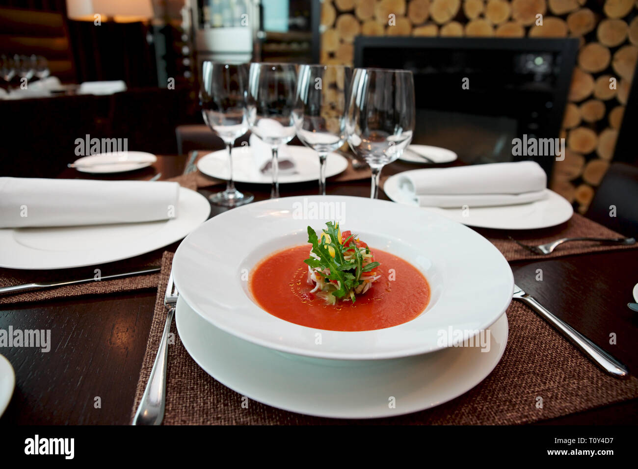 Spanish table setting traditional food hi-res stock photography and ...