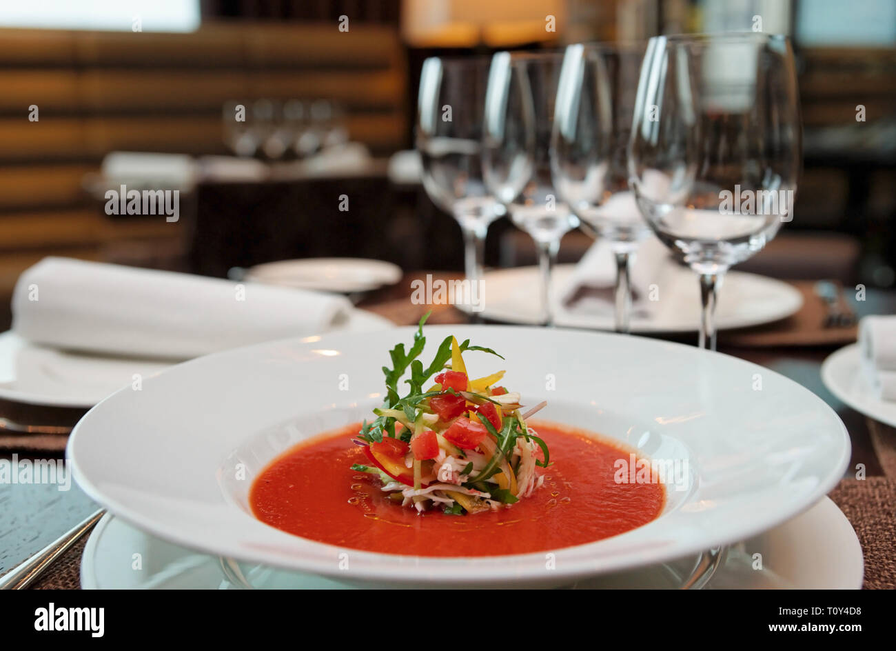 Spanish table setting traditional food hi-res stock photography and ...