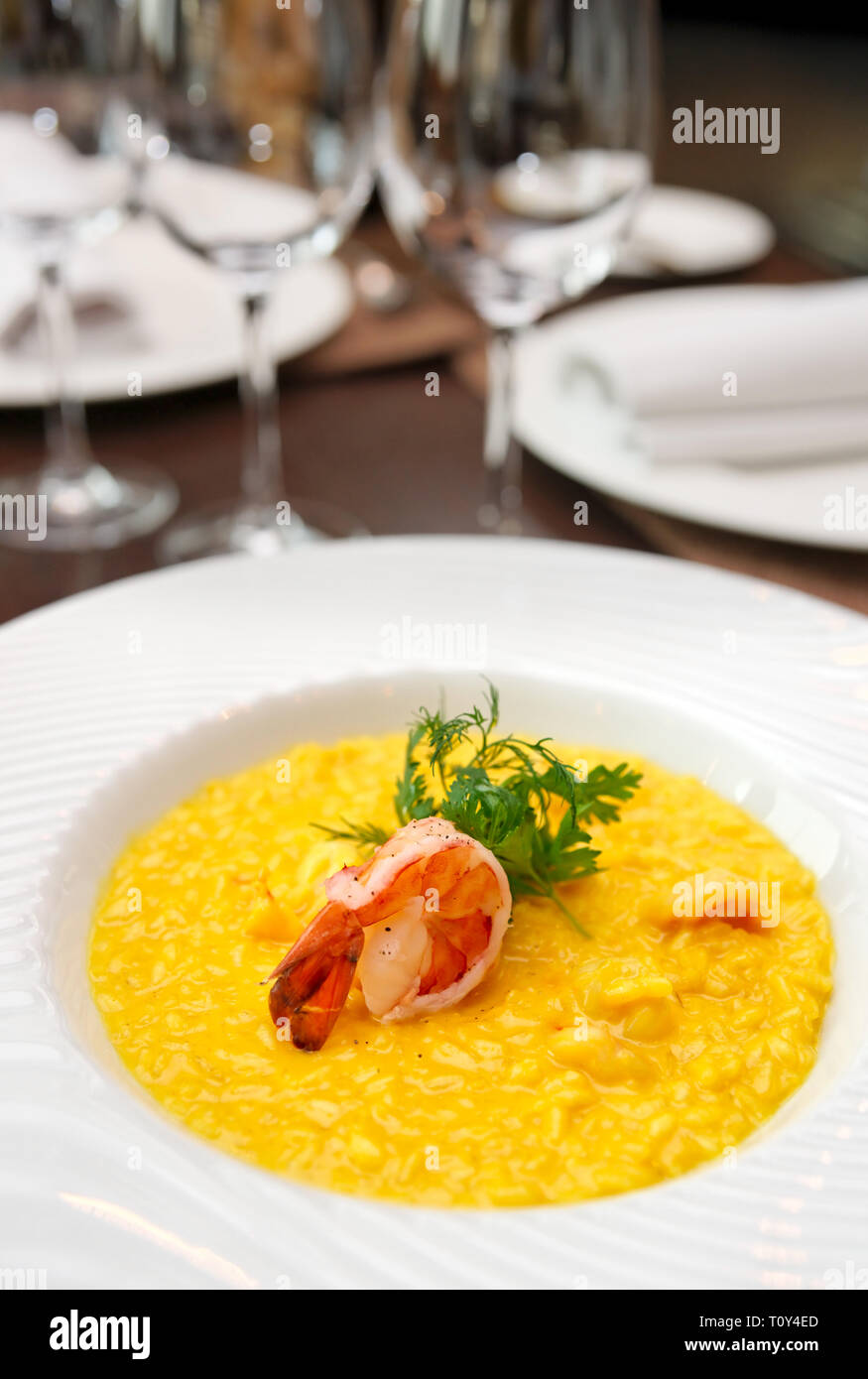 Seafood risotto hi-res stock photography and images - Alamy