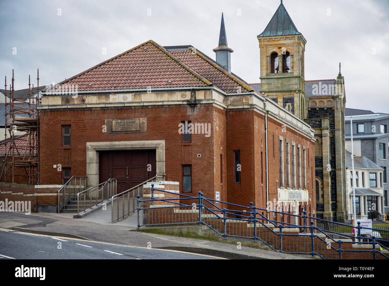Portstewart Town Hall and Library Stock Photo - Alamy