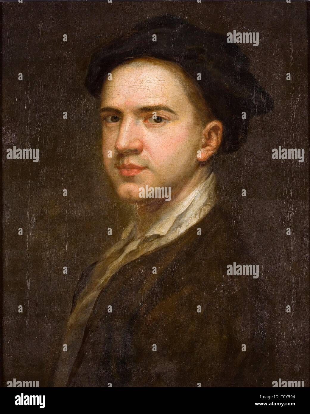 Self-portrait, c1744. Creator: Richard Wilson Stock Photo - Alamy