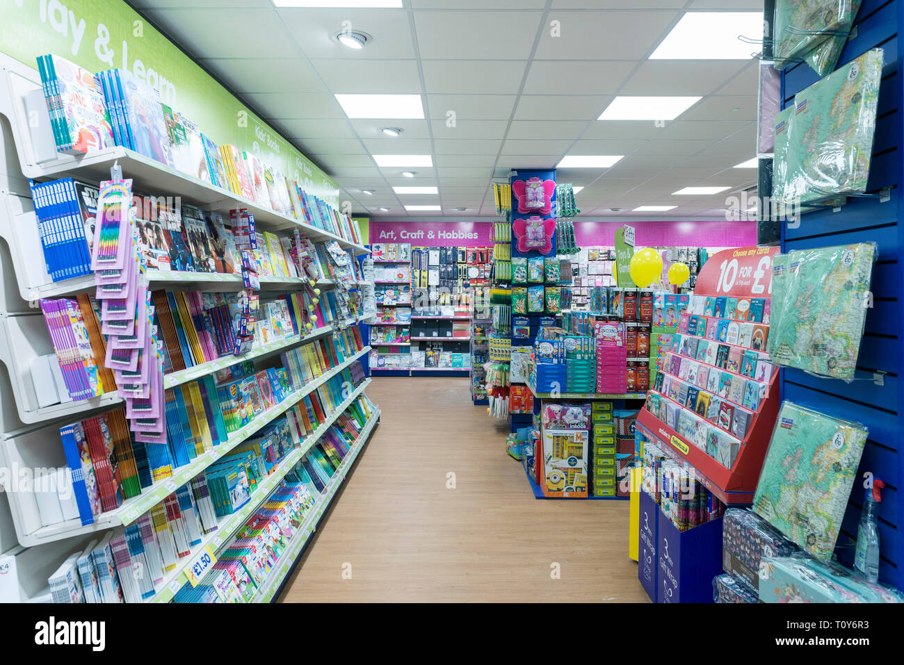 photos inside and outside of The Works store in Brighton showing the ...