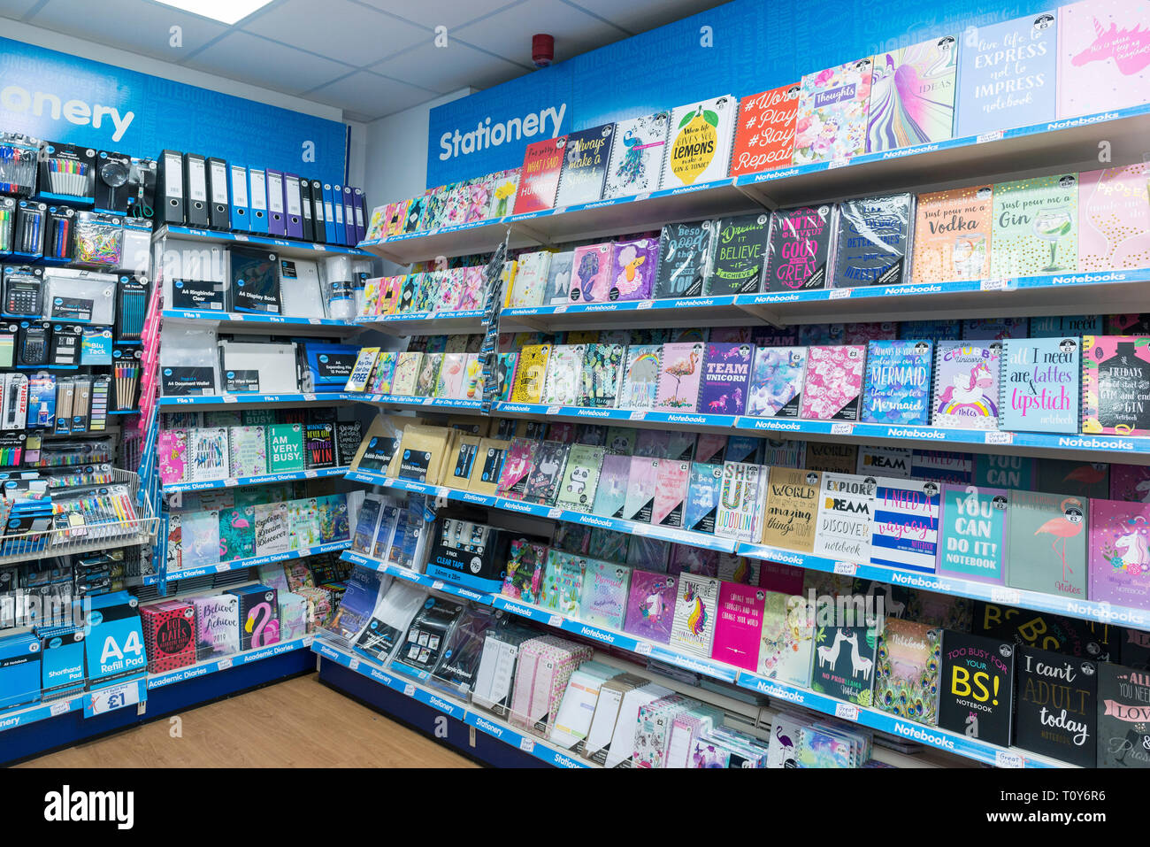 photos inside and outside of The Works store in Brighton showing the ...