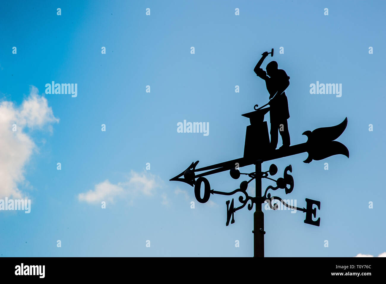 reporting of cardinal points and wind direction Stock Photo - Alamy