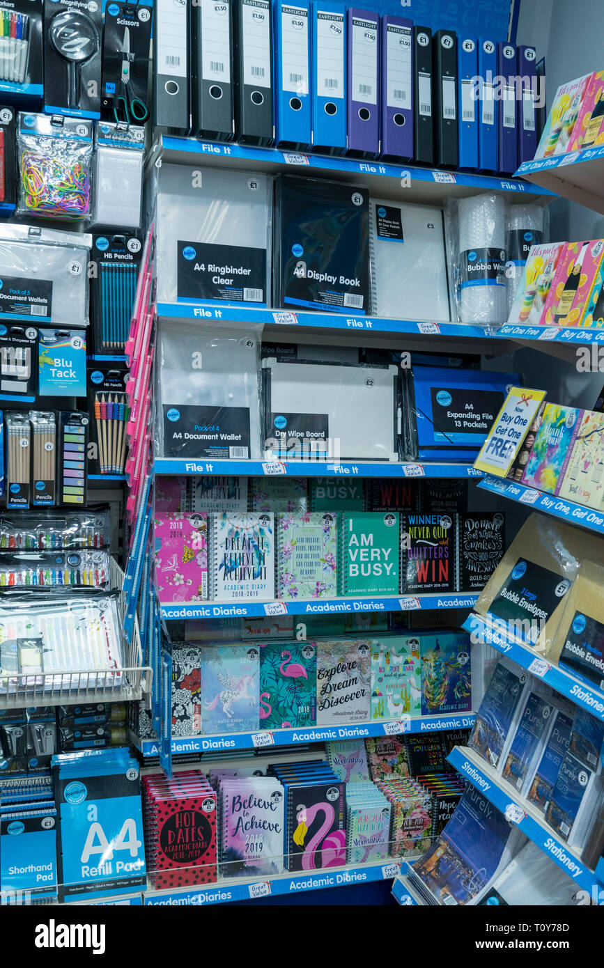 photos inside and outside of The Works store in Brighton showing the ...