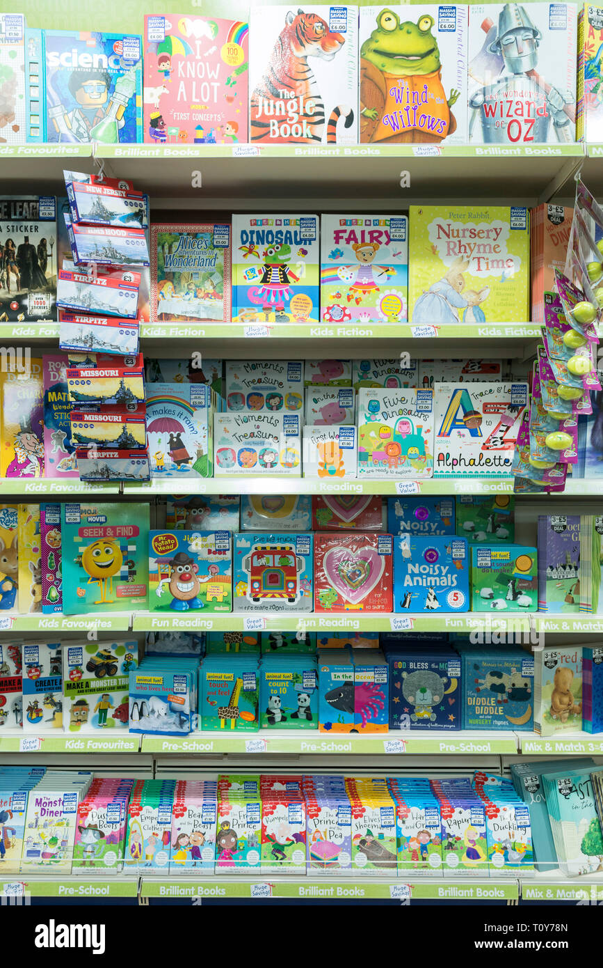 photos inside and outside of The Works store in Brighton showing the ...