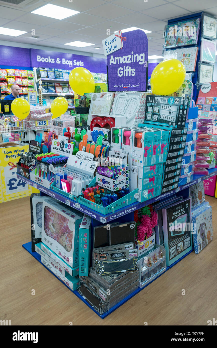 photos inside and outside of The Works store in Brighton showing the ...