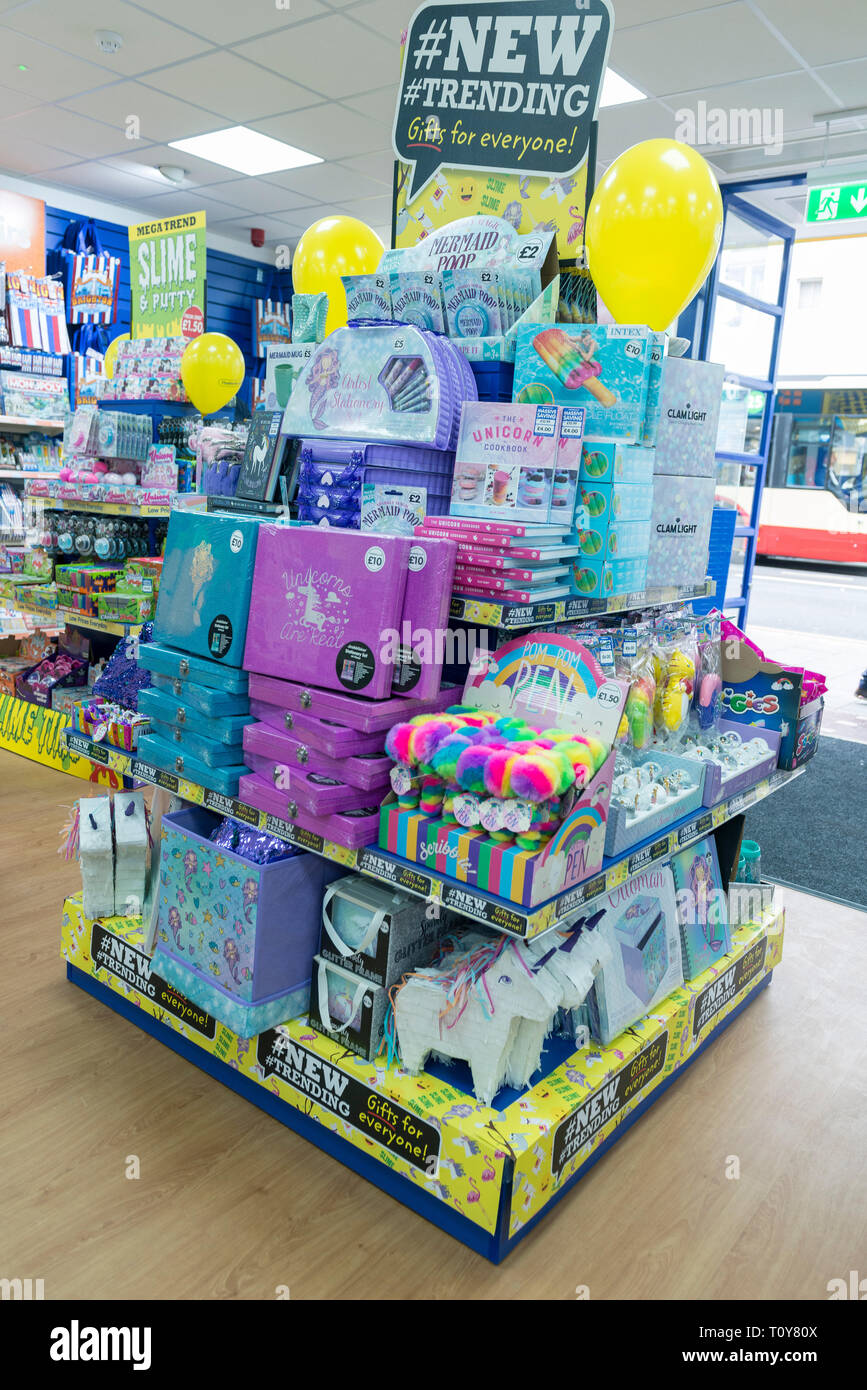 photos inside and outside of The Works store in Brighton showing the ...