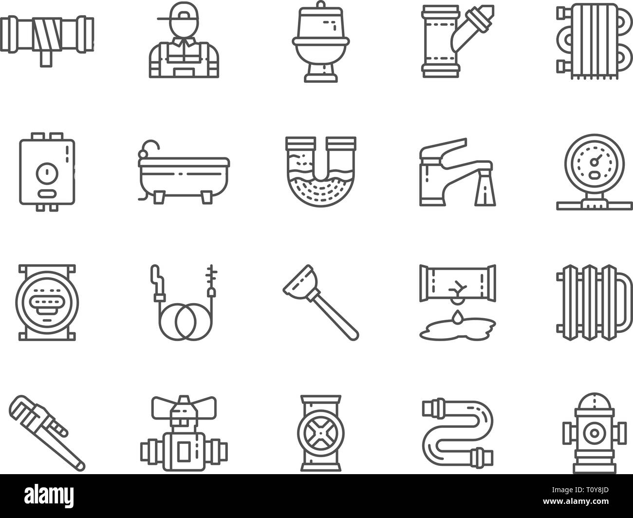 Boiler icon Black and White Stock Photos & Images - Alamy
