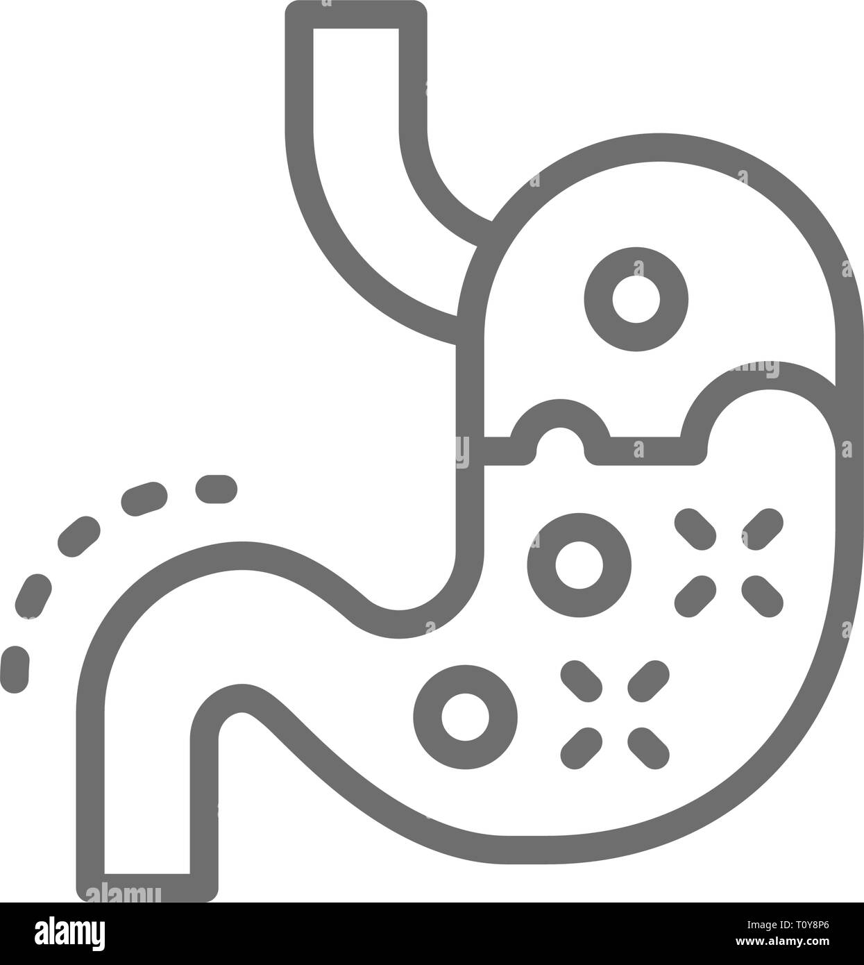 Digestive problems Stock Vector Images - Alamy