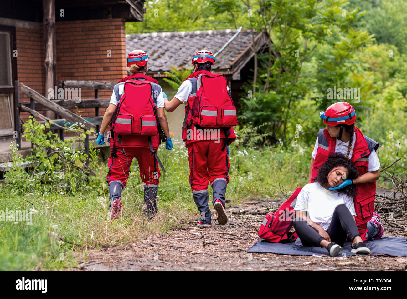 Helping hurricane victim hi-res stock photography and images - Alamy
