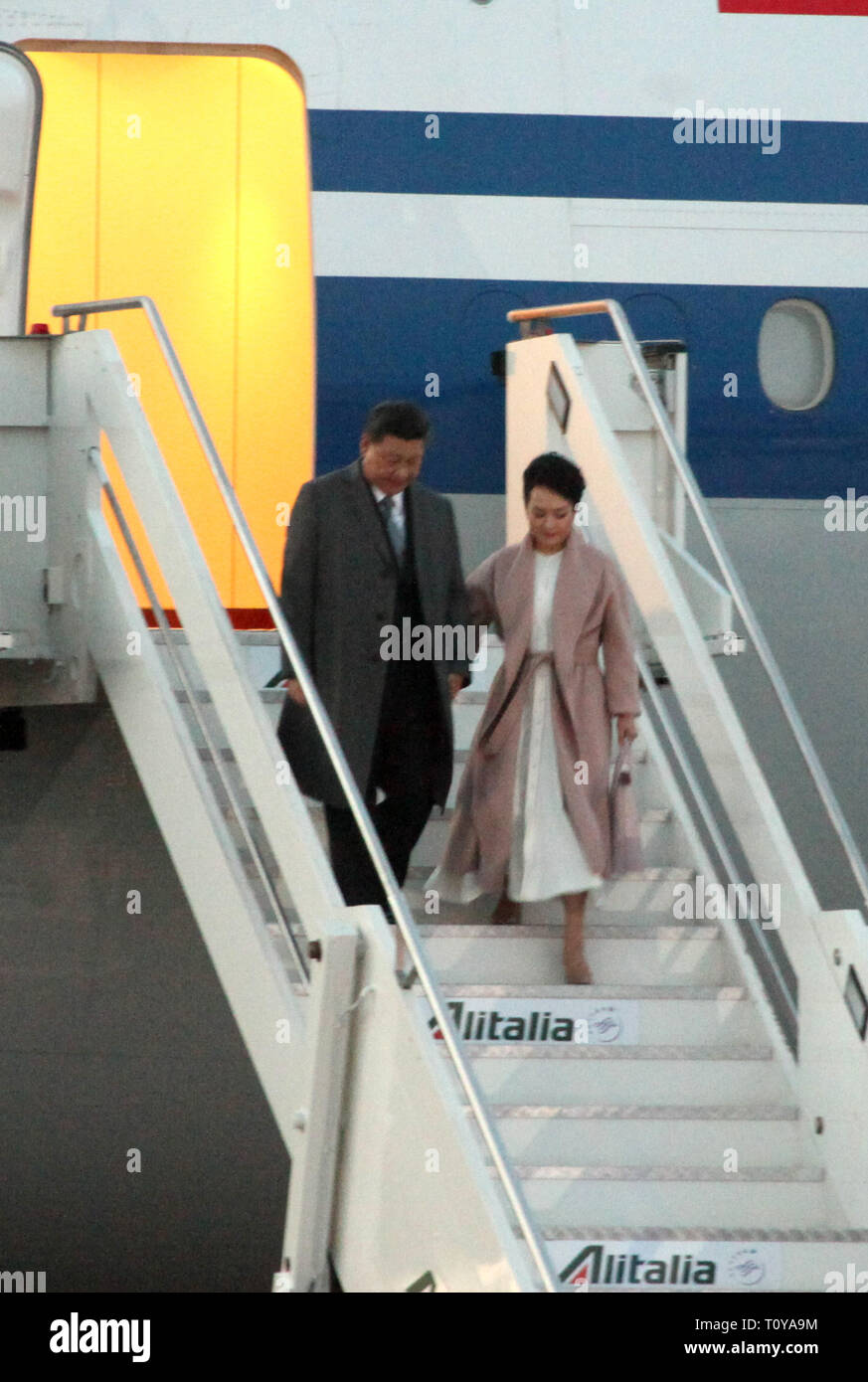 Rome, Italy. 21st Mar, 2019. Rome, Visit to Italy by the President of ...