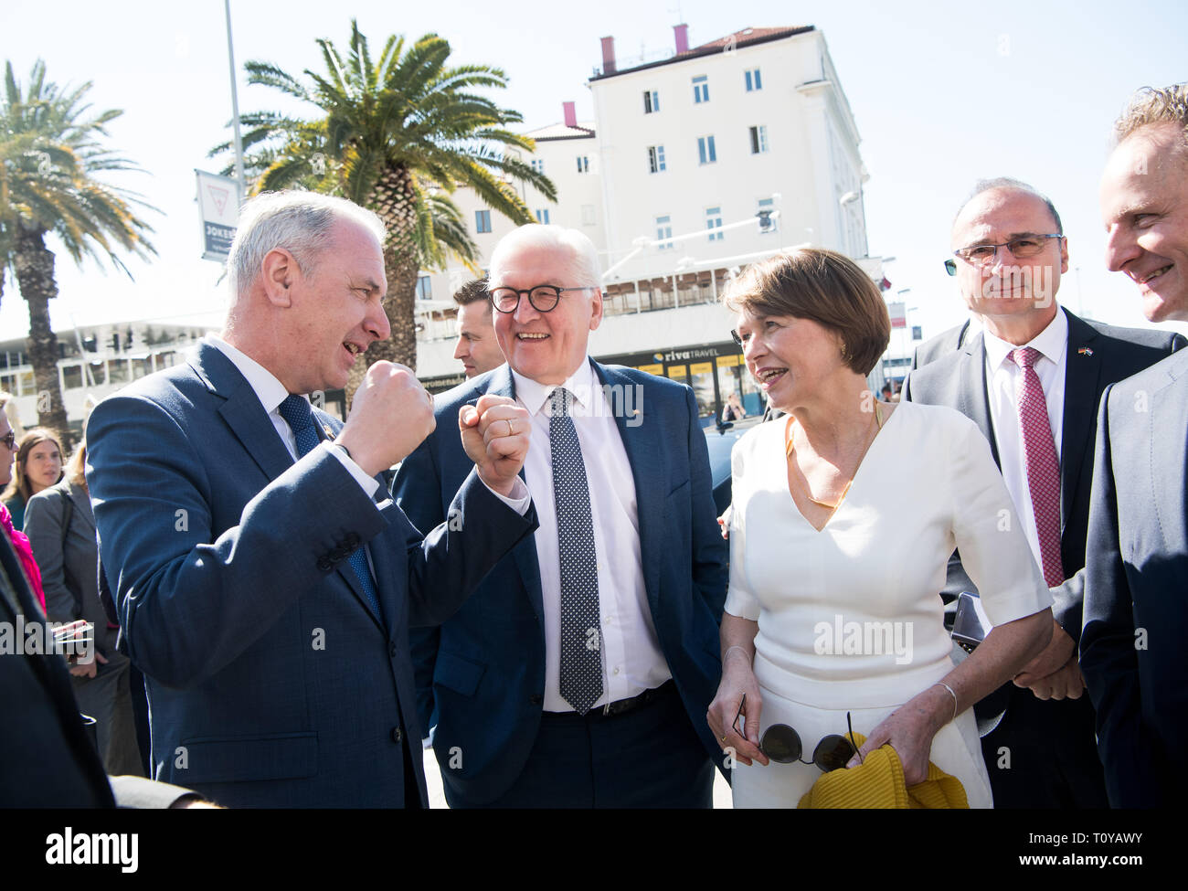 Split, Croatia. 22nd Mar, 2019. Federal President Frank-Walter ...
