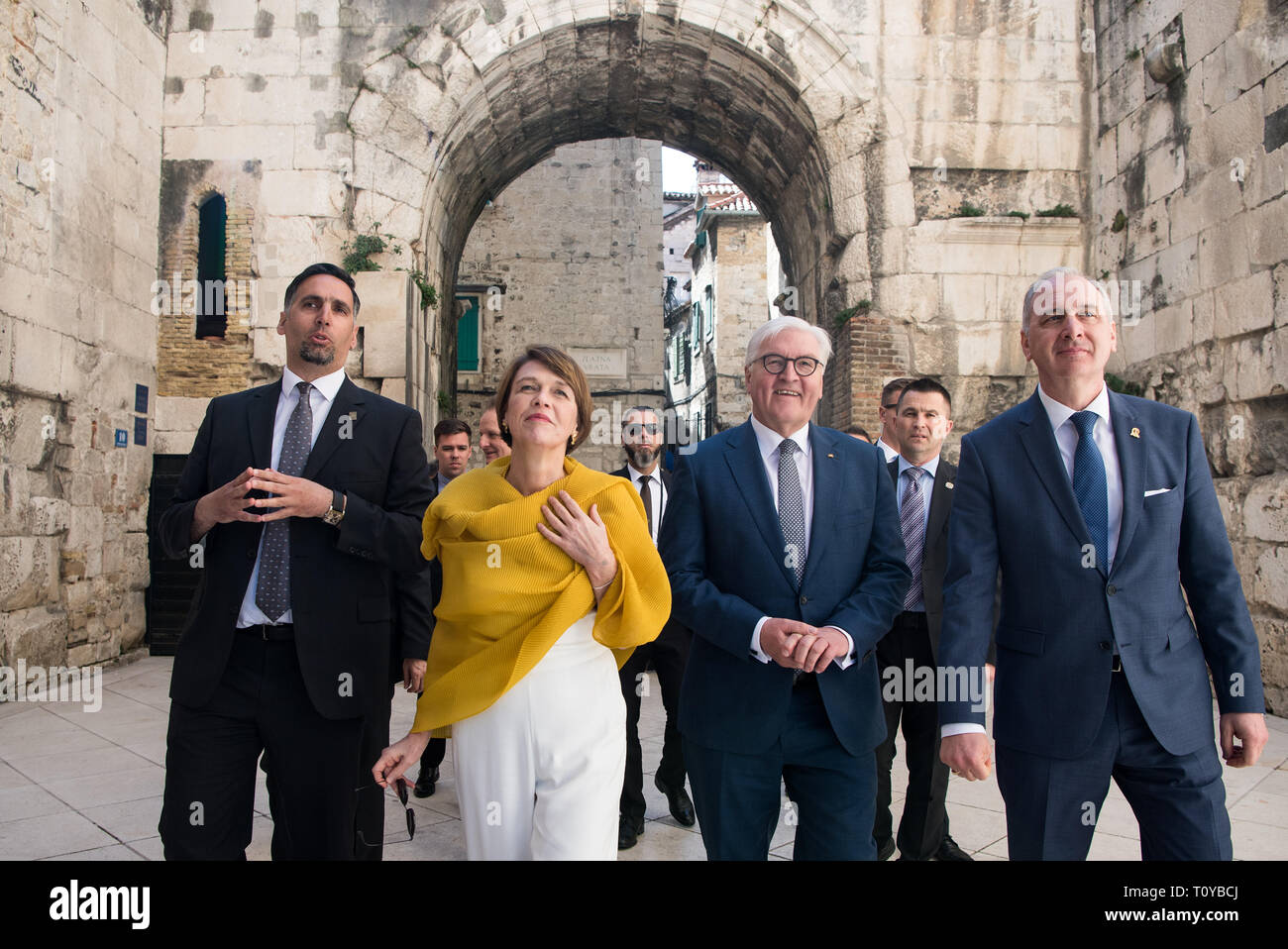 Split, Croatia. 22nd Mar, 2019. Federal President Frank-Walter ...