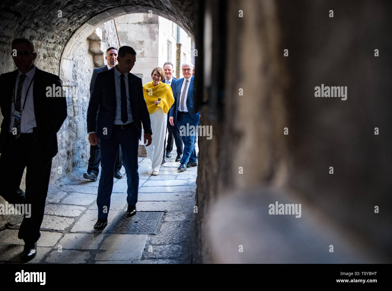 Split, Croatia. 22nd Mar, 2019. Federal President Frank-Walter ...