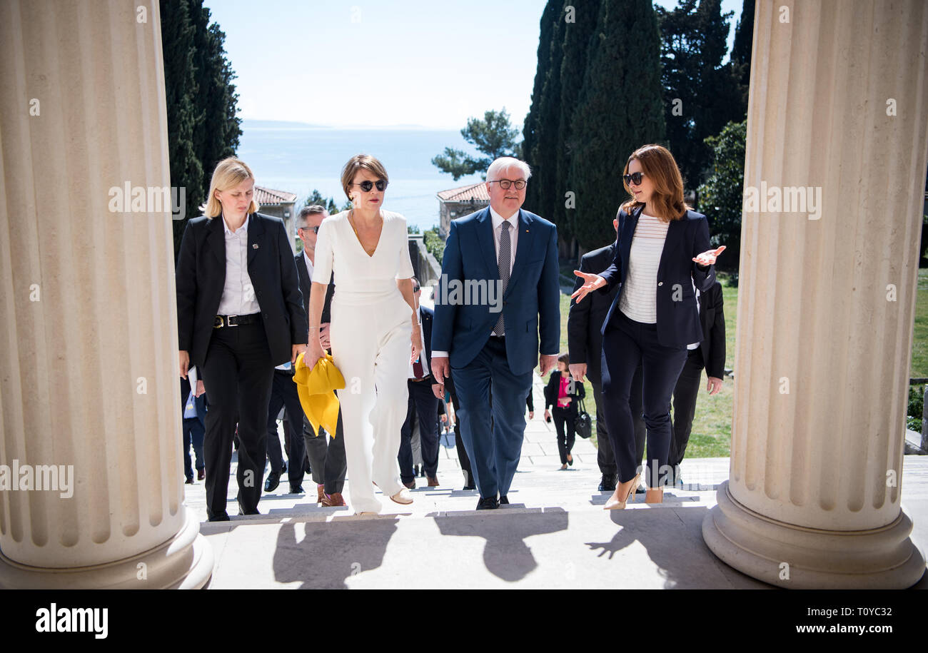 Split, Croatia. 22nd Mar, 2019. Federal President Frank-Walter ...