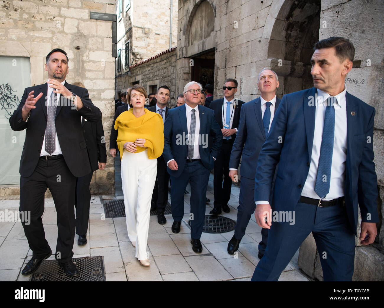 Split, Croatia. 22nd Mar, 2019. Federal President Frank-Walter ...