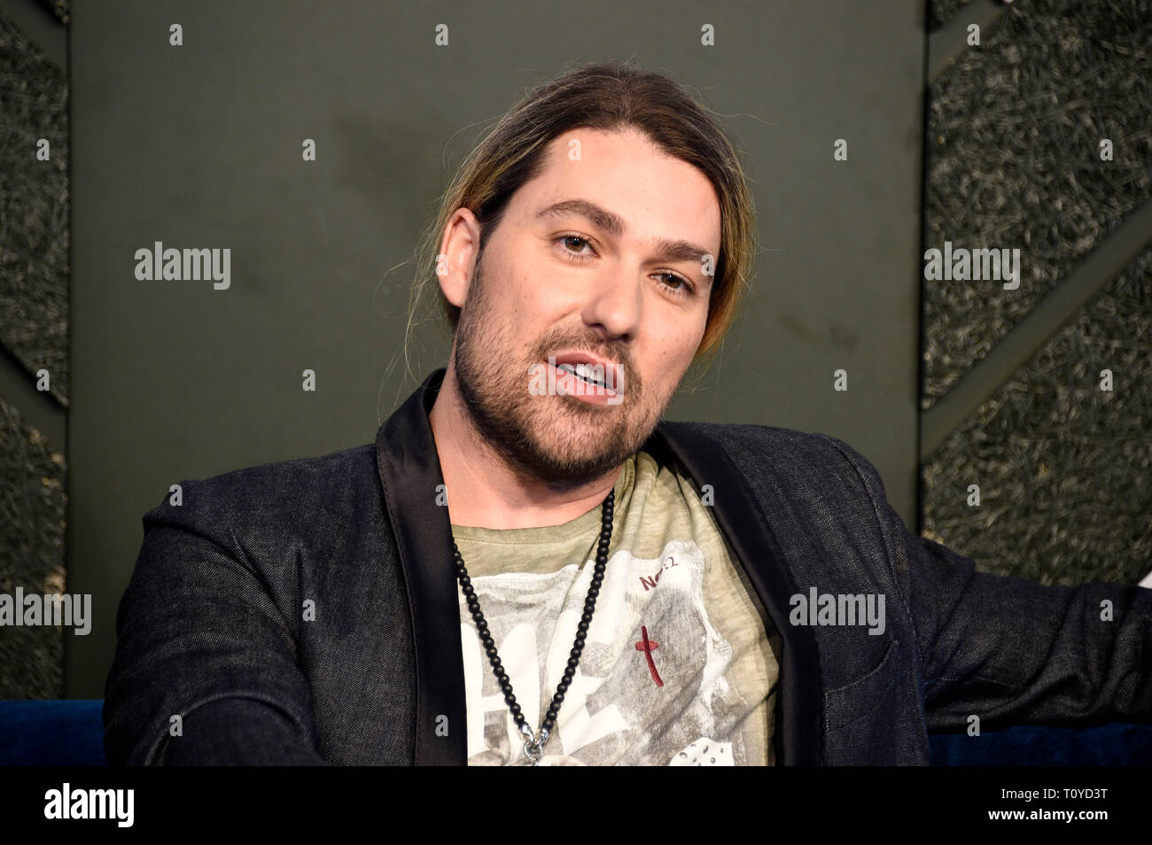 Berlin, Deutschland. 21st Mar, 2019. David Garrett at the photo shoot ...