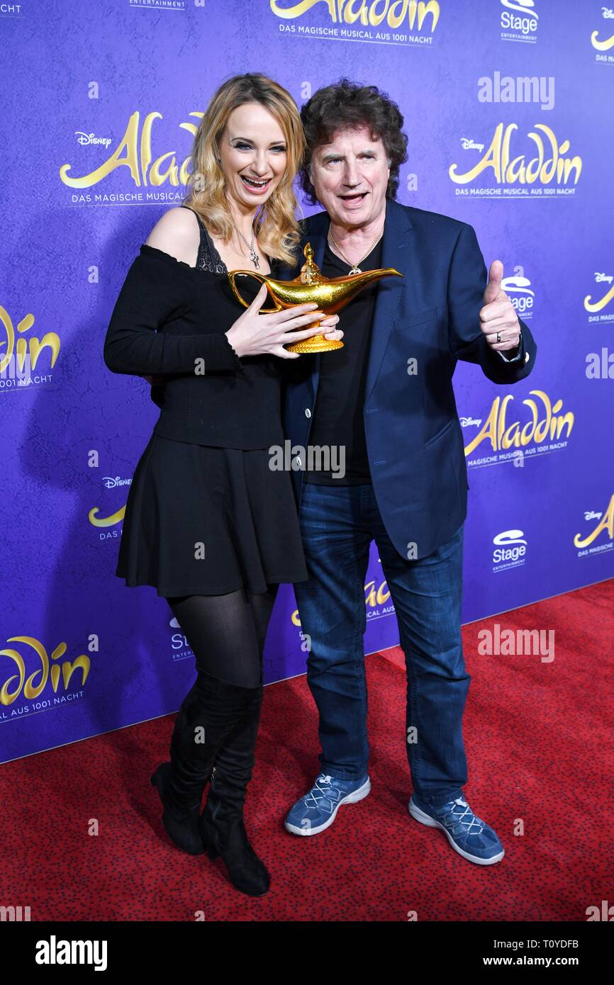 Olaf Malolepski and his daughter Pia Malo Flipper at the musical ...